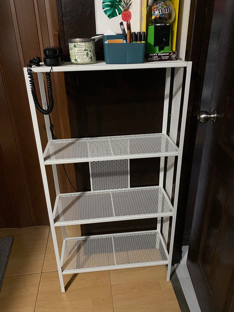 IKEA 4 Layer Metal Rack, Furniture & Home Living, Furniture, Shelves ...