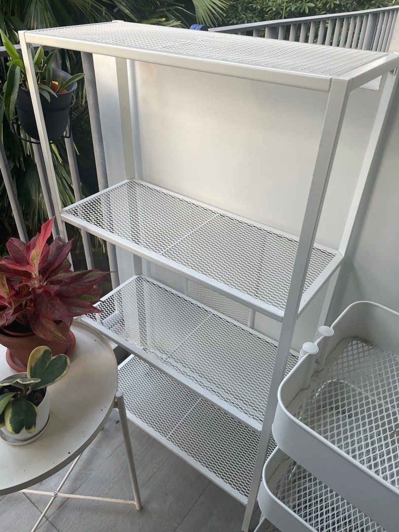 Ikea Baggebo White Shelf, Furniture & Home Living, Furniture, Shelves ...