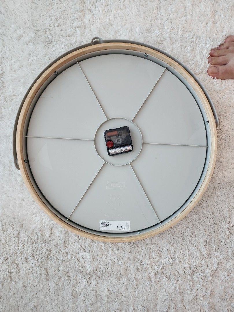 Ikea clock Rotblota, Furniture & Home Living, Home Decor, Clocks on ...