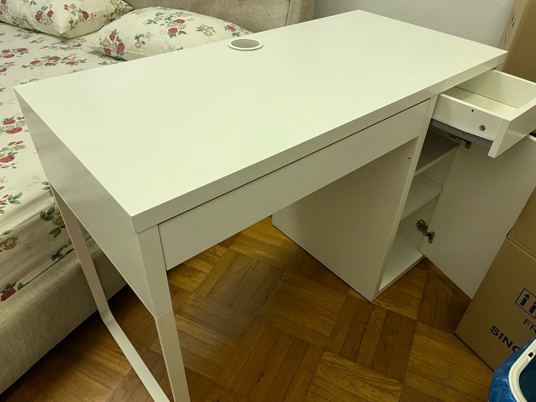 Ikea Study Table, Furniture & Home Living, Furniture, Tables & Sets on ...