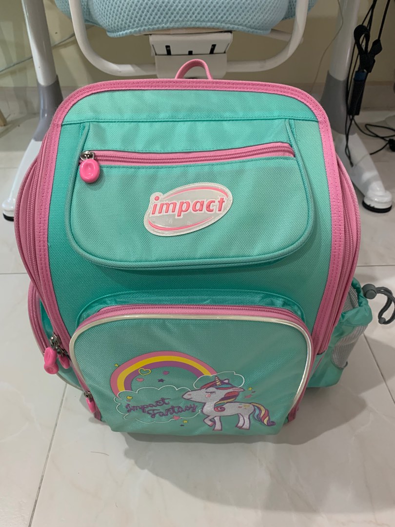 Impact Ergo-comfort spinal support backpack / school bag for primary ...