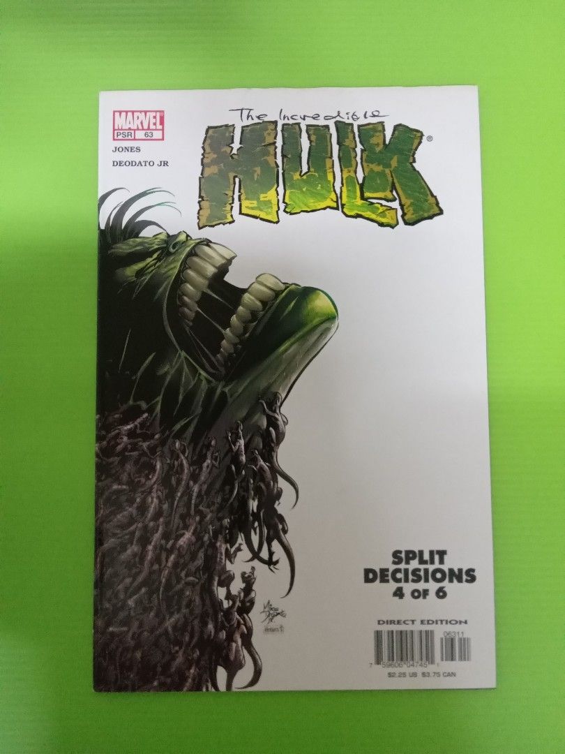 Incredible Hulk #63 ( Mike Deodato - Cover Art ) Marvel Comics, Hobbies ...