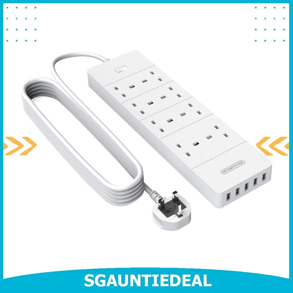 [instock] Household Power Strip with 3 Meter Power Extension Cord ...