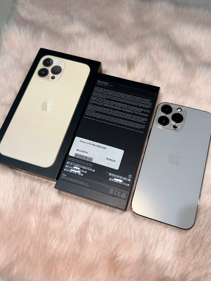 iphone 13 pro max 256gb gold complete, Mobile Phones & Gadgets, Mobile ...