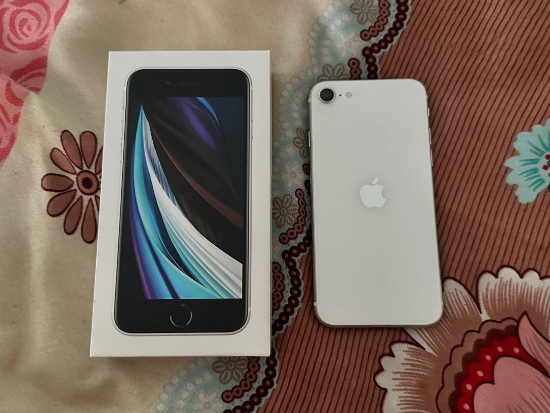 iPhone SE White 64gb Globe complete, Mobile Phones & Gadgets, Mobile ...