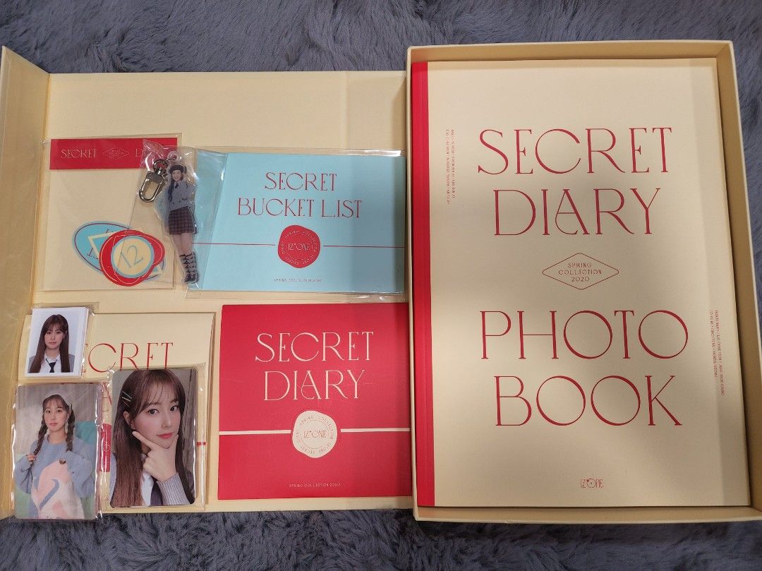 Izone secret diary photobook izone小卡 Ive lesserafim, 興趣及遊戲, 收藏品及紀念品, 韓流 ...