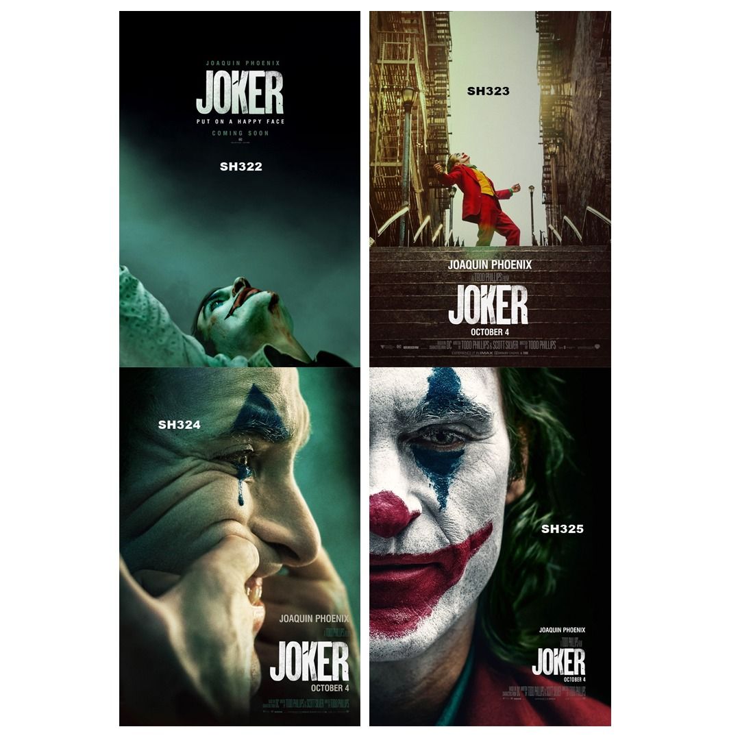 JOKER MOVIE POSTERS (2019)(PART 2), Hobbies & Toys, Memorabilia ...