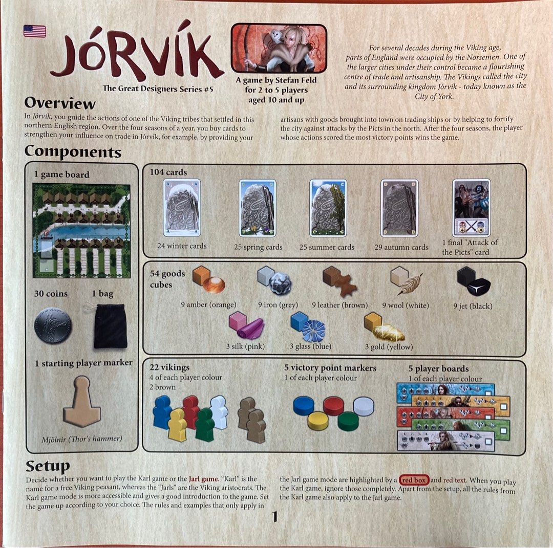 Jorvik - Board Game, 興趣及遊戲, 玩具 & 遊戲類 - Carousell
