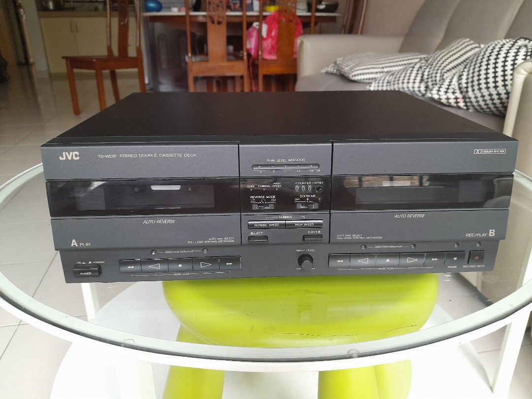 Jvc cassette deck td we 91, Audio, Soundbars, Speakers & Amplifiers on Carousell