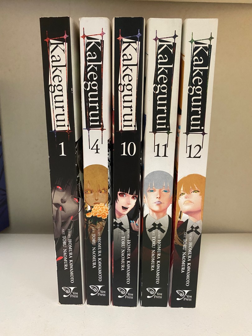kakegurui manga vol 1, 4, 10, 11, 12, Hobbies & Toys, Books & Magazines ...