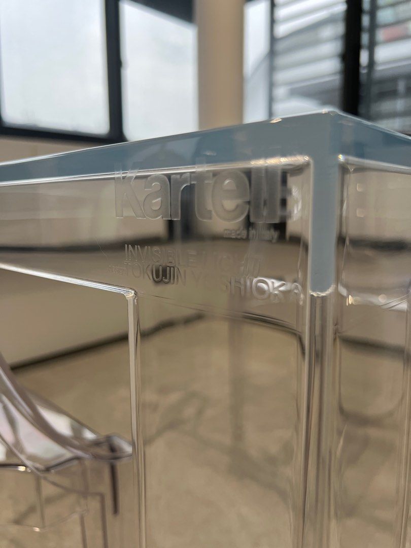 Kartell Invisible Table by Tokujin Yoshioka, Furniture & Home Living ...