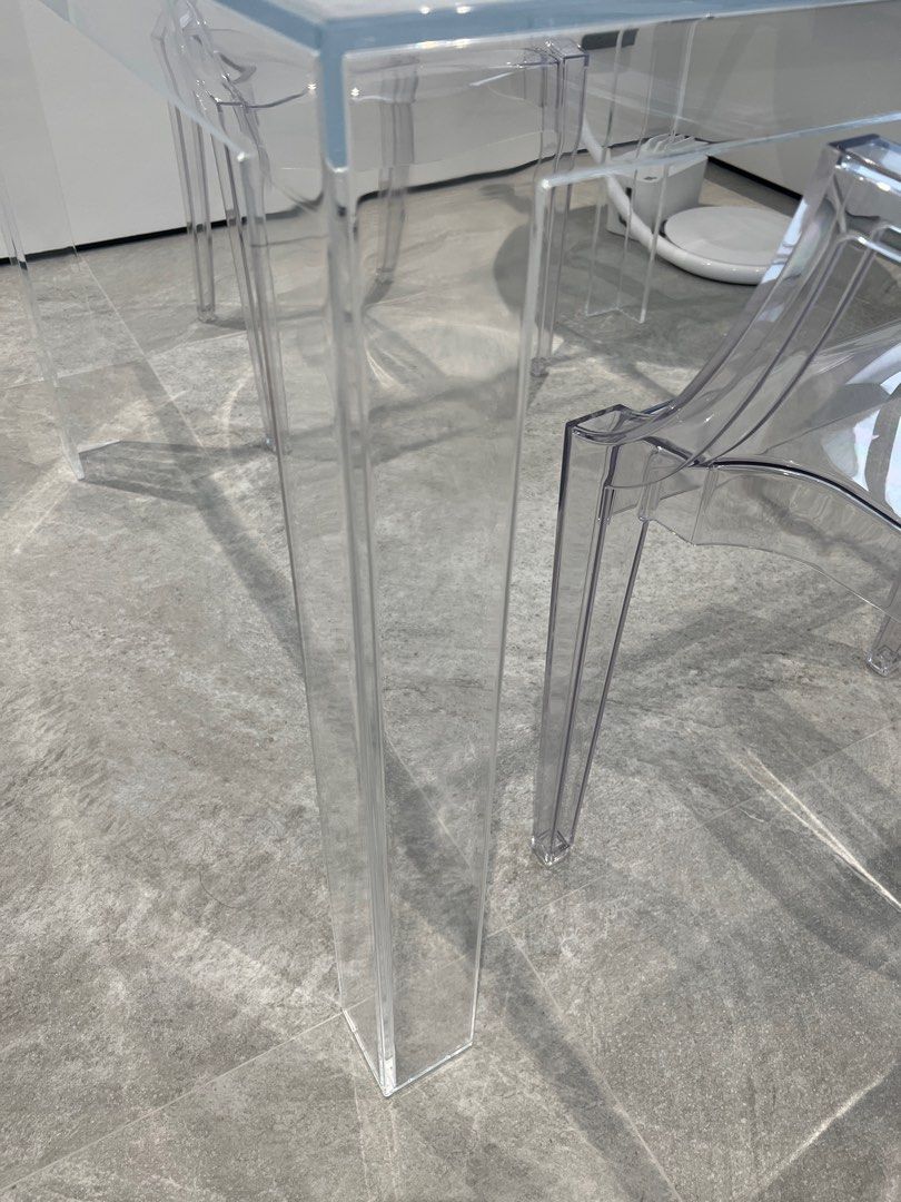 Kartell Invisible Table by Tokujin Yoshioka, Furniture & Home Living ...