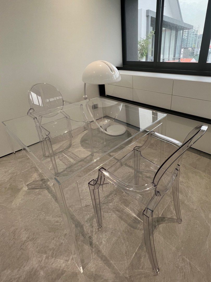 Kartell Invisible Table by Tokujin Yoshioka, Furniture & Home Living ...