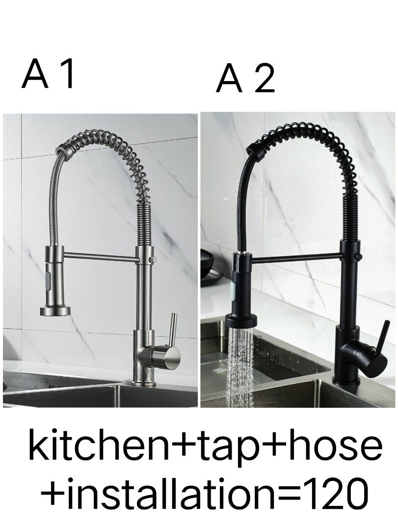 Kitchen Tap/water tap/sink tap/kitchen sink tap/faucet, Furniture & Home Living, Bathroom ...