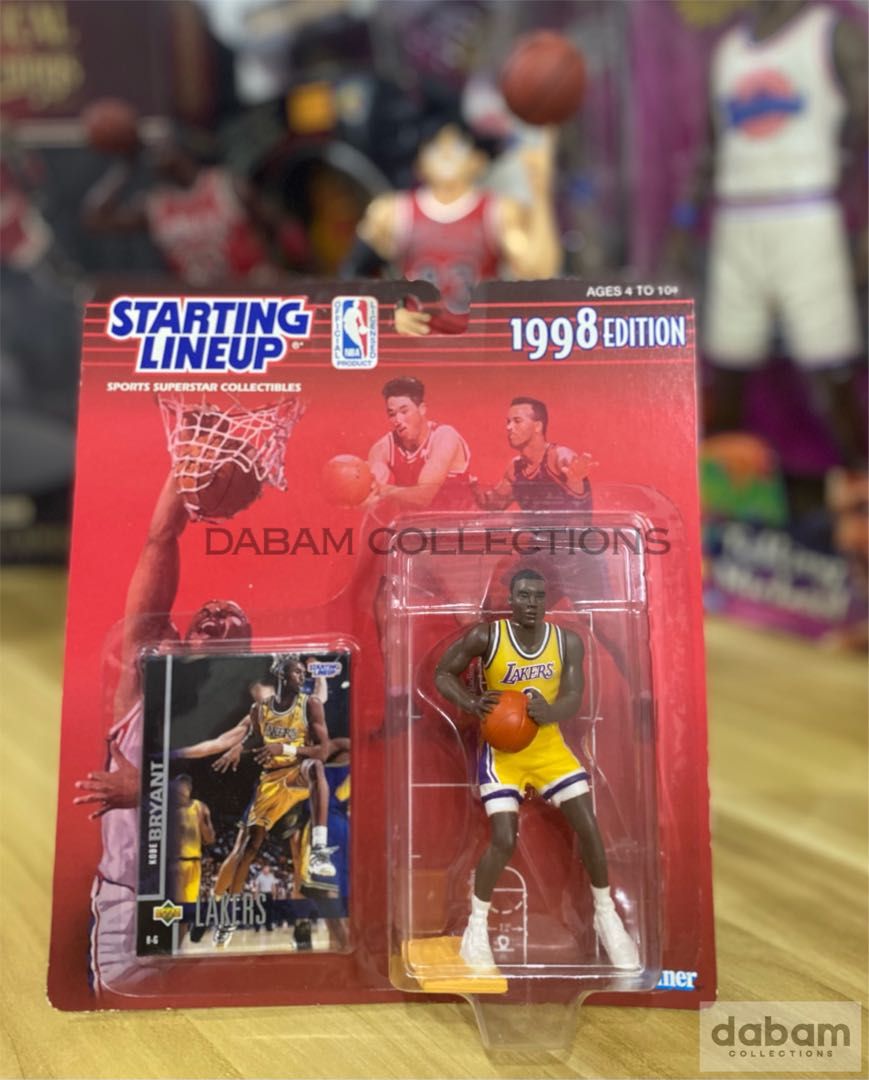 Kobe Bryant Figure Card Vintage Starting Lineup Kenner Hasbro, Hobbies ...