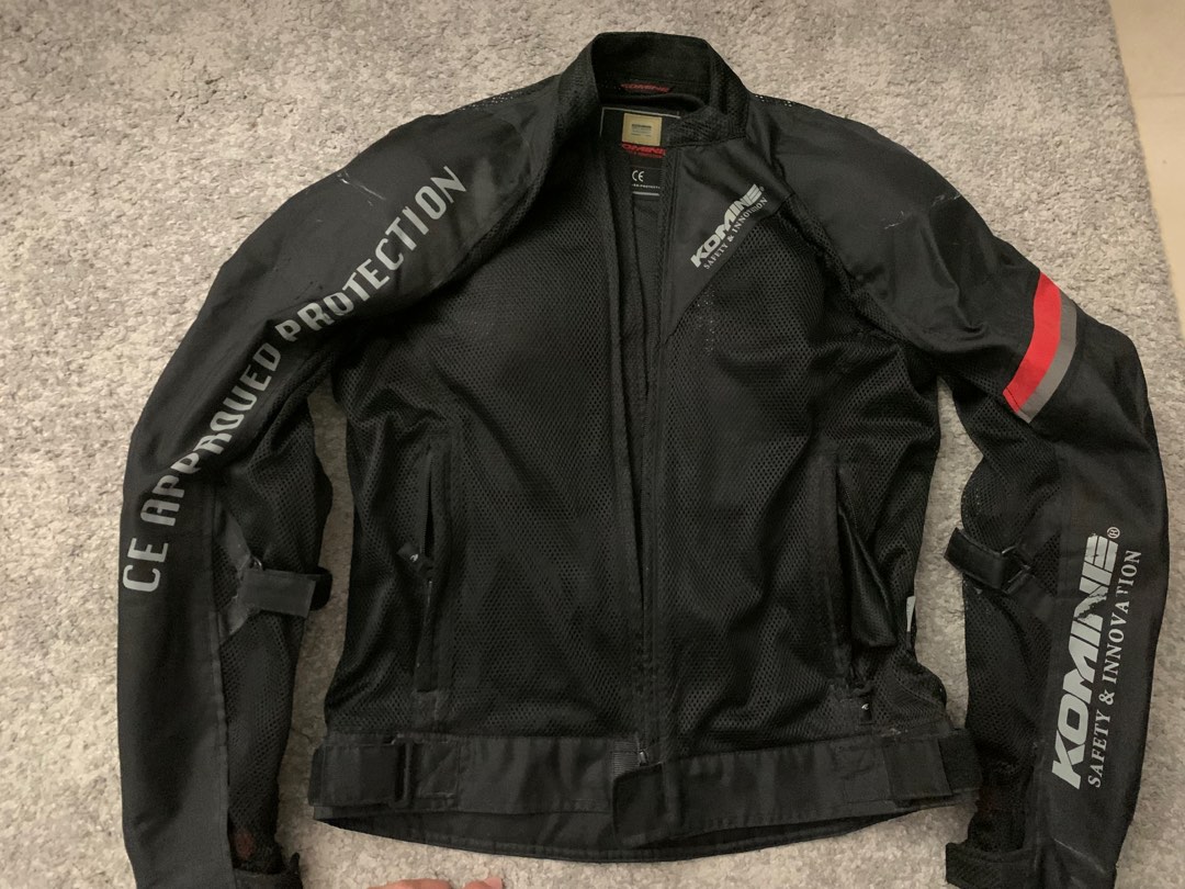 KOMINE mesh jacket, Motorcycles, Motorcycle Apparel on Carousell