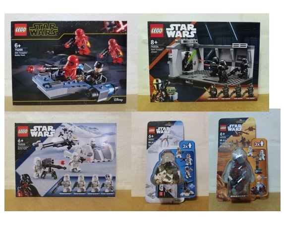 LEGO Battle Packs - 75266 Sith Troopers / 75324 The Mandalorian Dark ...