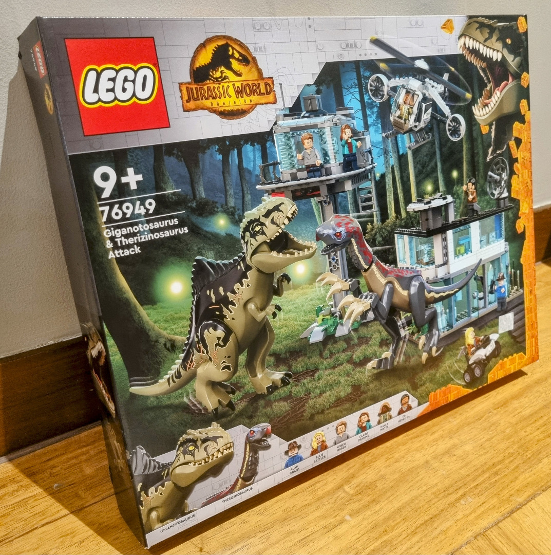 RUSH: LEGO Jurassic World 76949 Giganotosaurus & Therizinosaurus Attack ...