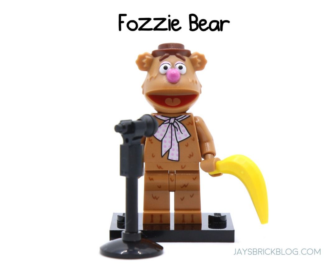 Lego Muppet series minifigure Fozzie Bear, Hobbies & Toys, Toys & Games ...