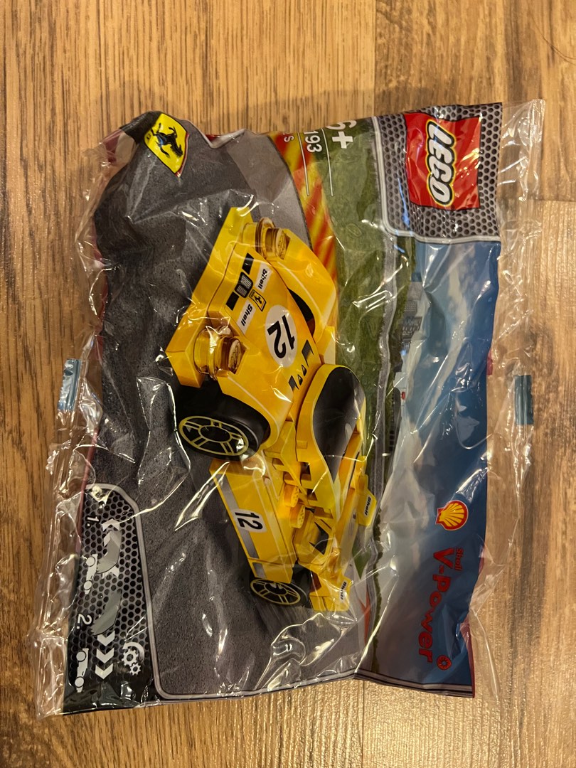 Lego Shell V-Power Yellow Race Car, Hobbies & Toys, Toys & Games on ...