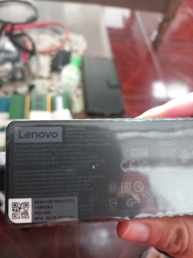 Lenovo Type C Watt Laptop Charger Computers Tech Parts Accessories Chargers On Carousell