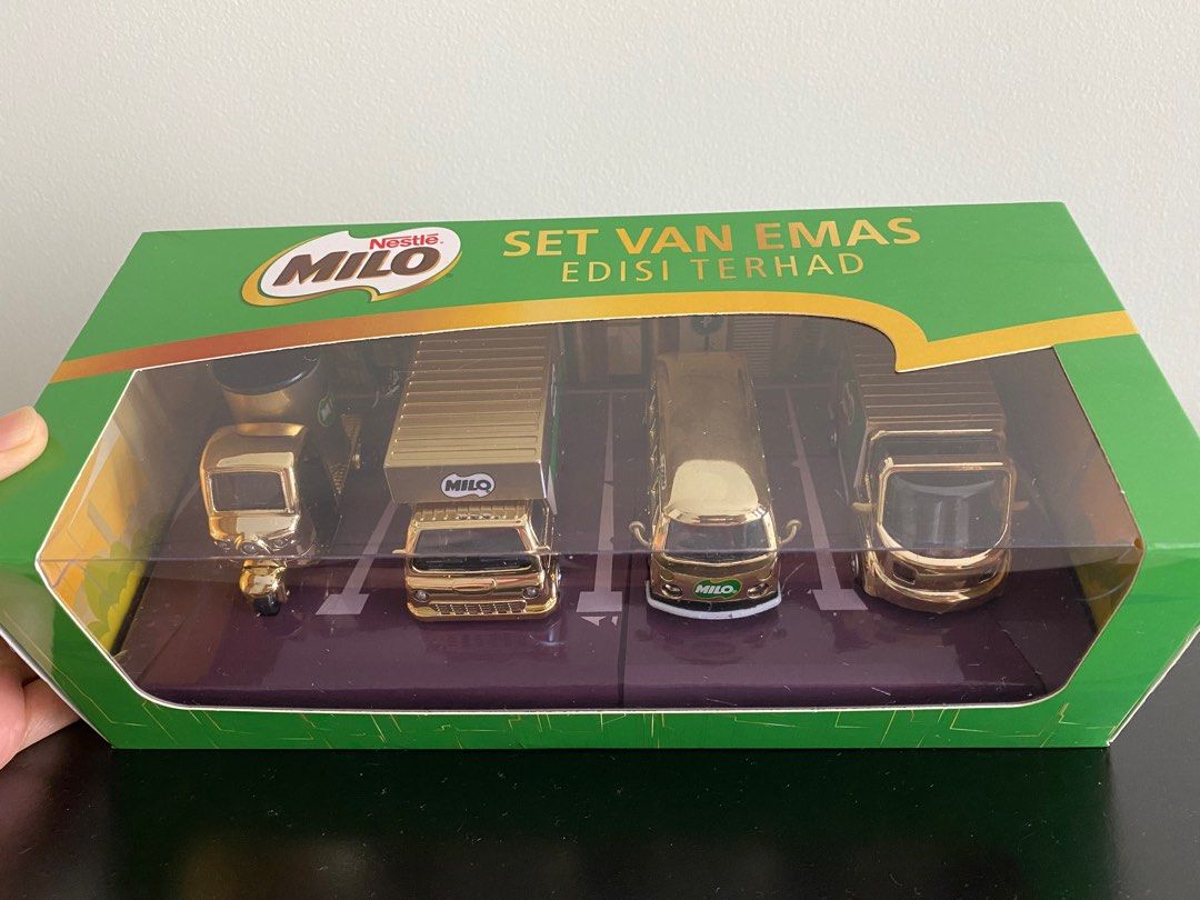 Limited Edition Milo Gold Van Set, Hobbies & Toys, Collectibles ...