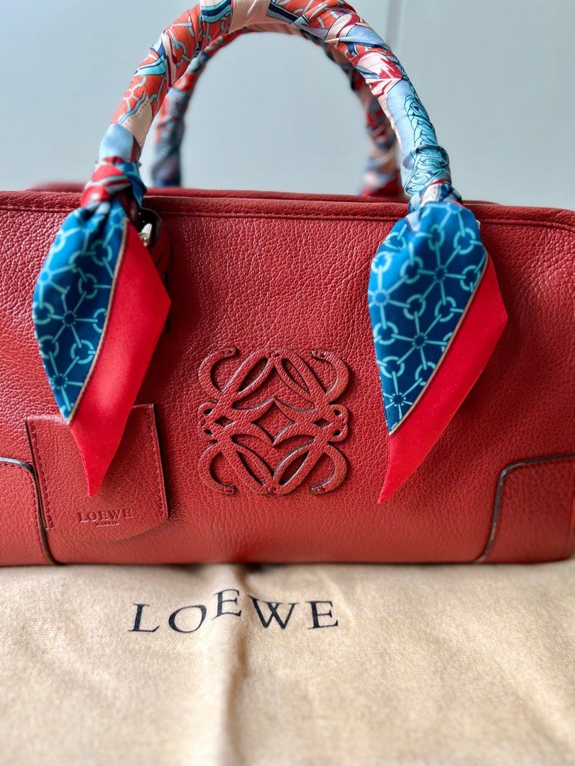 Loewe Amazona Mini Leather Handbag, Luxury, Bags & Wallets on Carousell