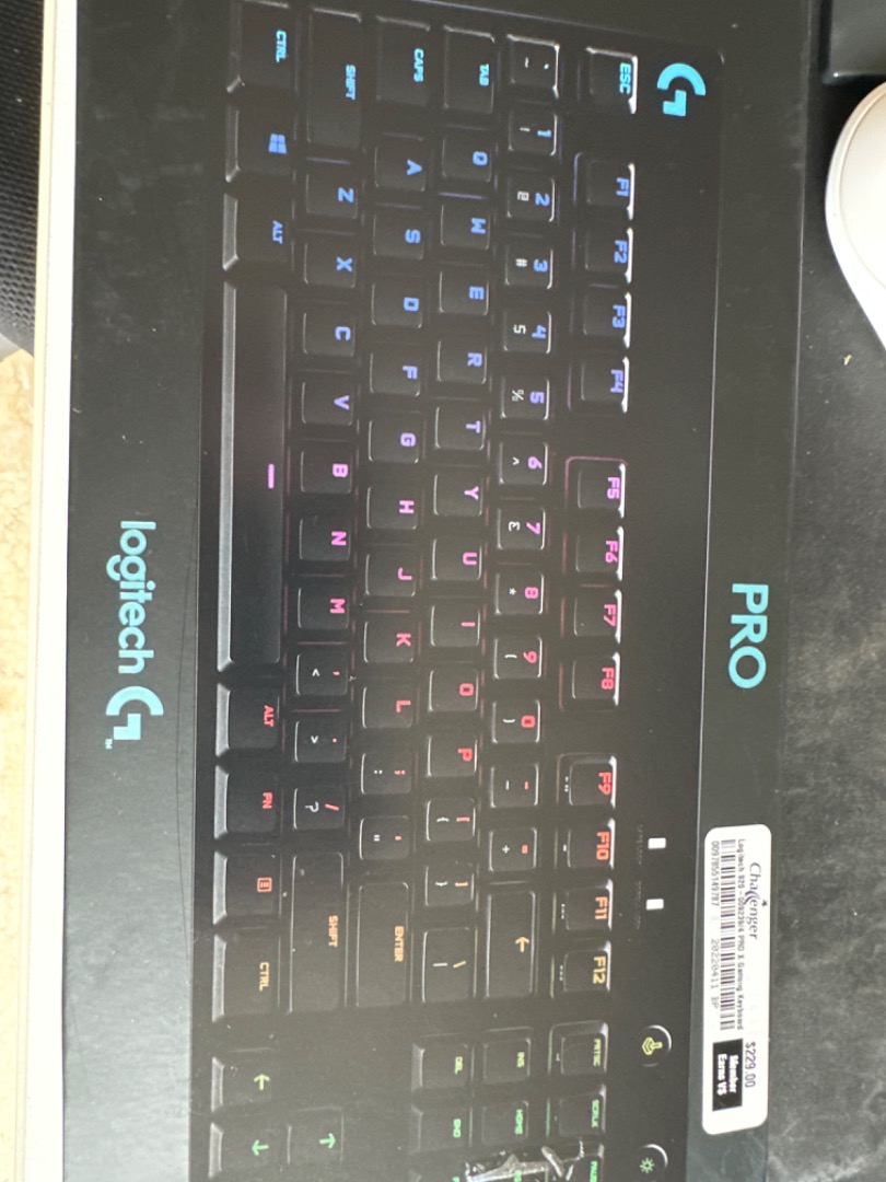 LOGITECH G PRO KEYBOARD, Computers & Tech, Parts & Accessories ...