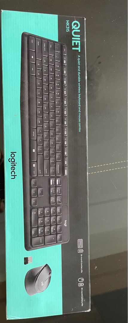 Logitech Mk315 Quiet Wireless Keyboard And Mouse Combo Computers And Tech Parts And Accessories