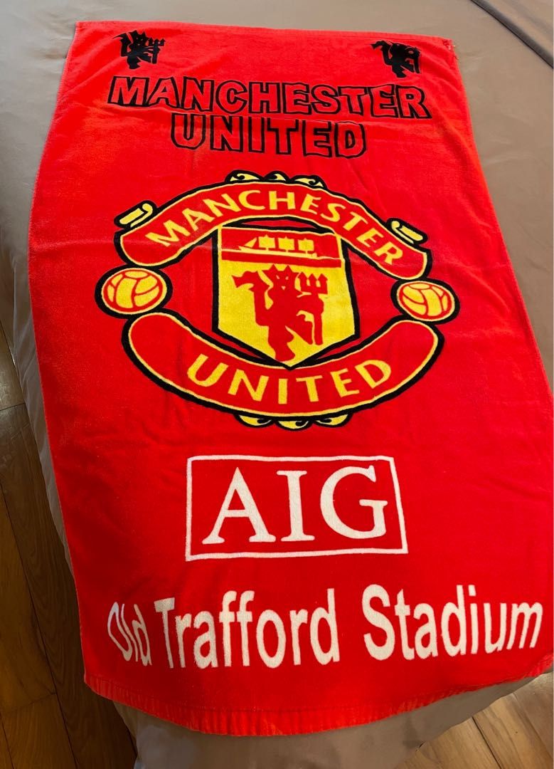 Manchester United Towel, Hobbies & Toys, Memorabilia & Collectibles ...