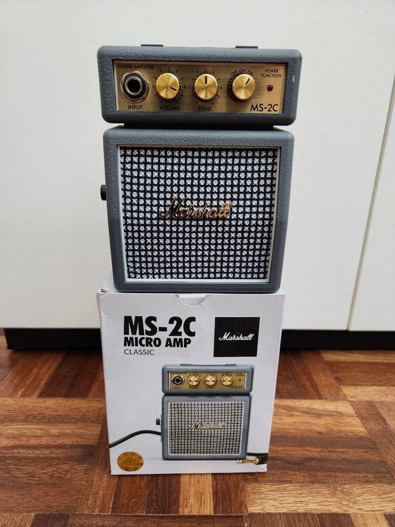 Marshall MS-2C Micro Amp Classic Silver, Hobbies & Toys, Music & Media ...
