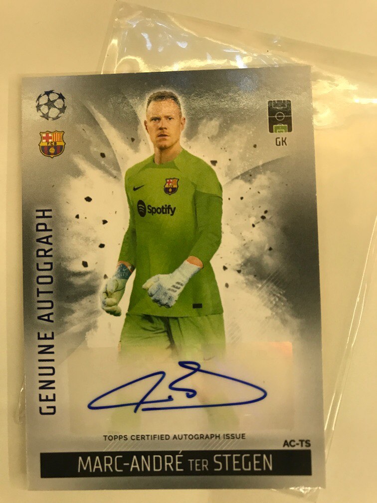 Match Attax Marc-Andre Ter Stegen 2022/2023 Autograph Edition, Hobbies ...