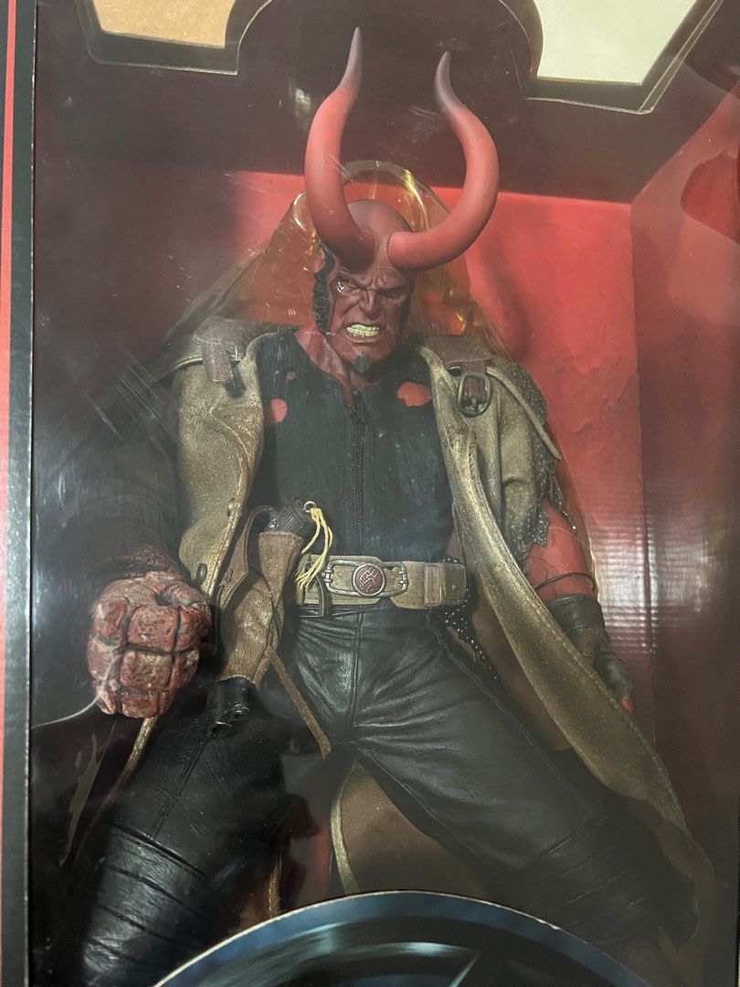 Mezco Hellboy 18inch long horn, Hobbies & Toys, Toys & Games on Carousell