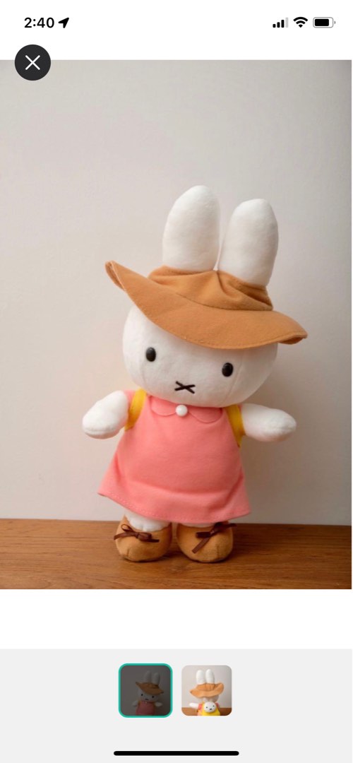 （徵）圖中絕版Miffy_有tag 吊牌, 興趣及遊戲, 玩具 & 遊戲類 - Carousell