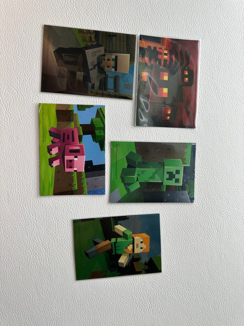 Minecraft 2015 cards, Hobbies & Toys, Memorabilia & Collectibles, Fan ...