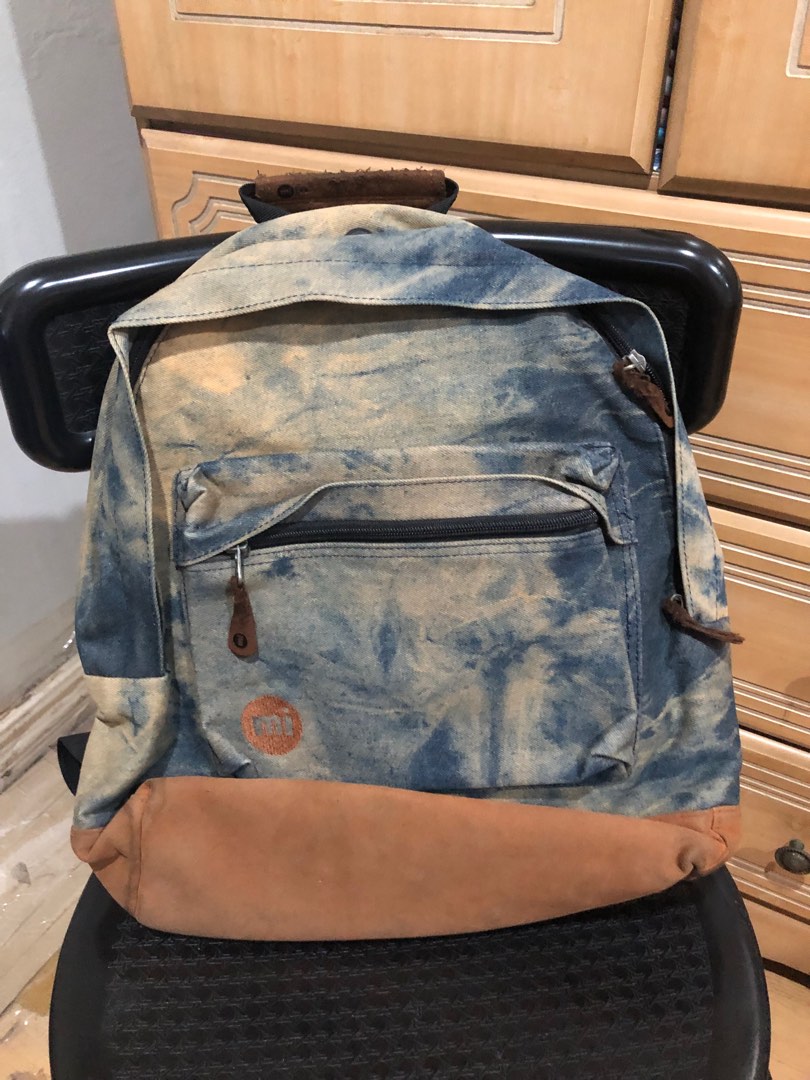 MiPac Acid Wash design Backpack, Women's Fashion, Bags & Wallets ...