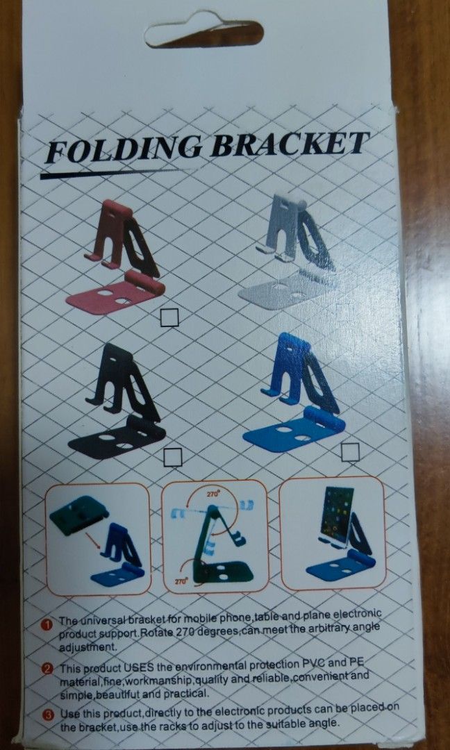 Mobile folding bracket / phone holder, Mobile Phones & Gadgets, Mobile ...