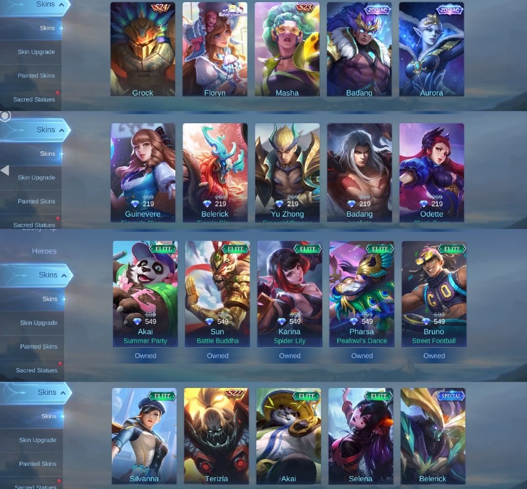 Mobile Legends MLBB Account For Sale, Video Gaming, Video Games, Others ...