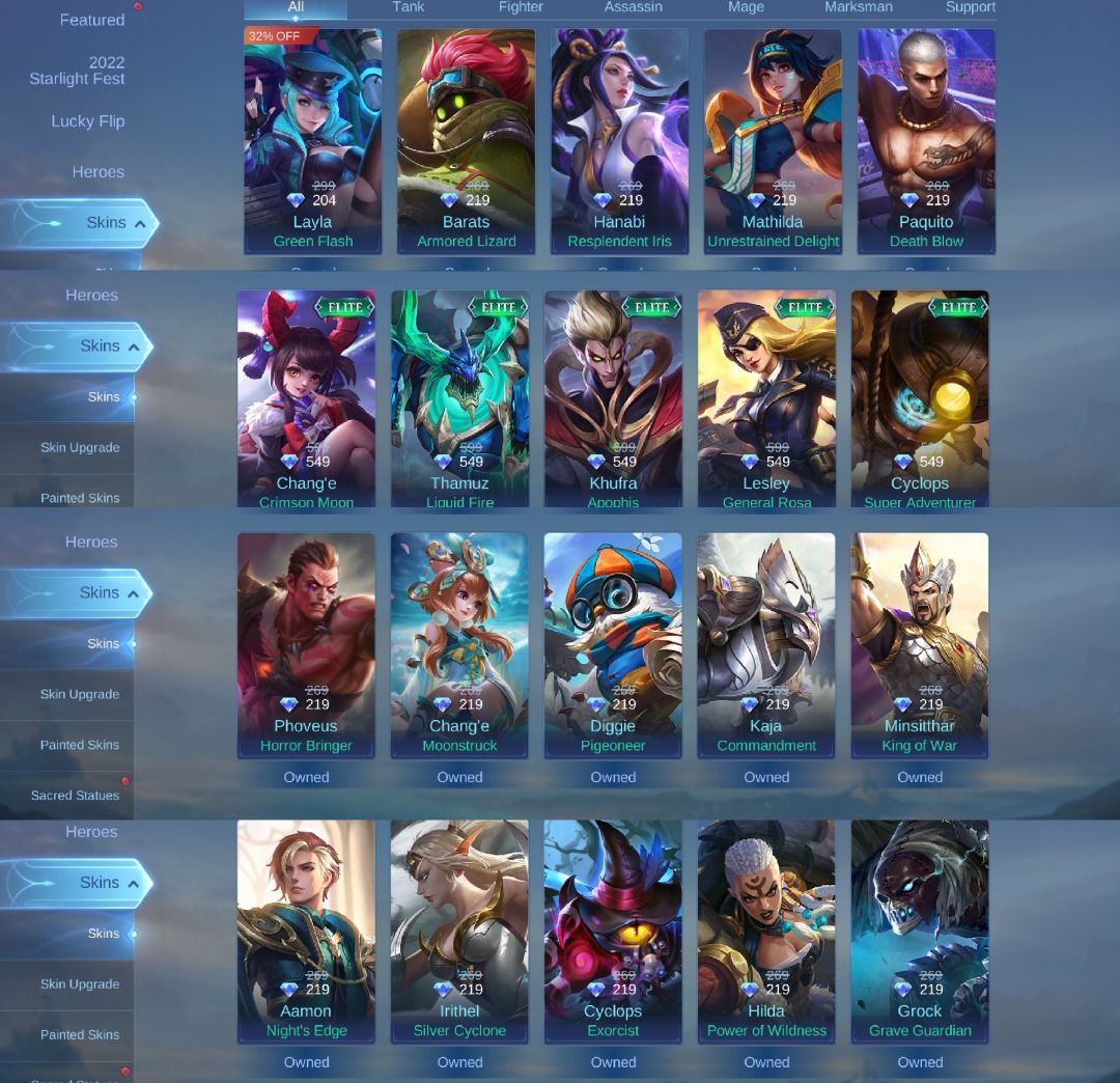 Mobile Legends MLBB Account For Sale, Video Gaming, Video Games, Others ...