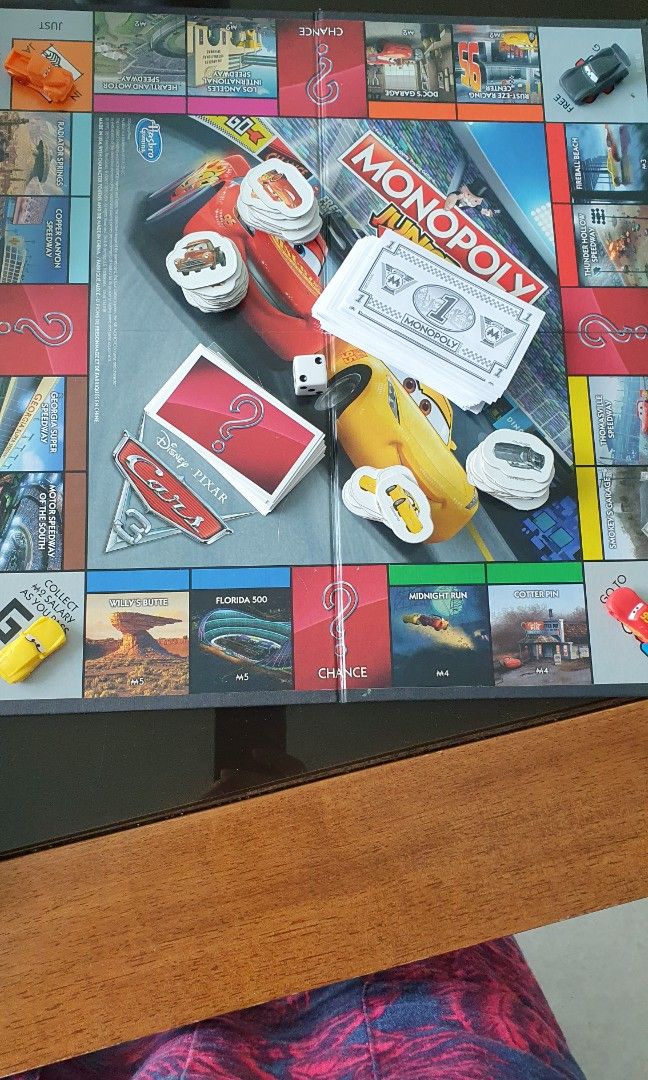 Monopoly junior cars 3 edition, Hobbies & Toys, Toys & Games on Carousell