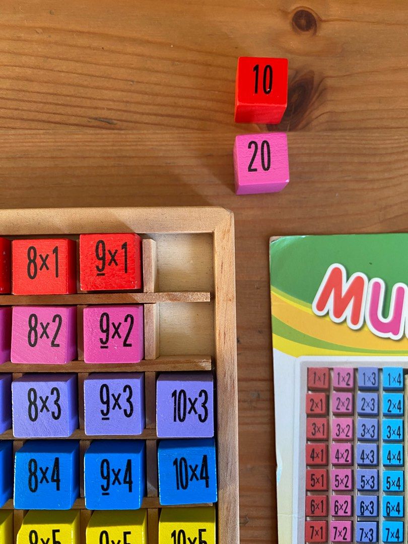 Multiplication Blocks, Hobbies & Toys, Toys & Games on Carousell