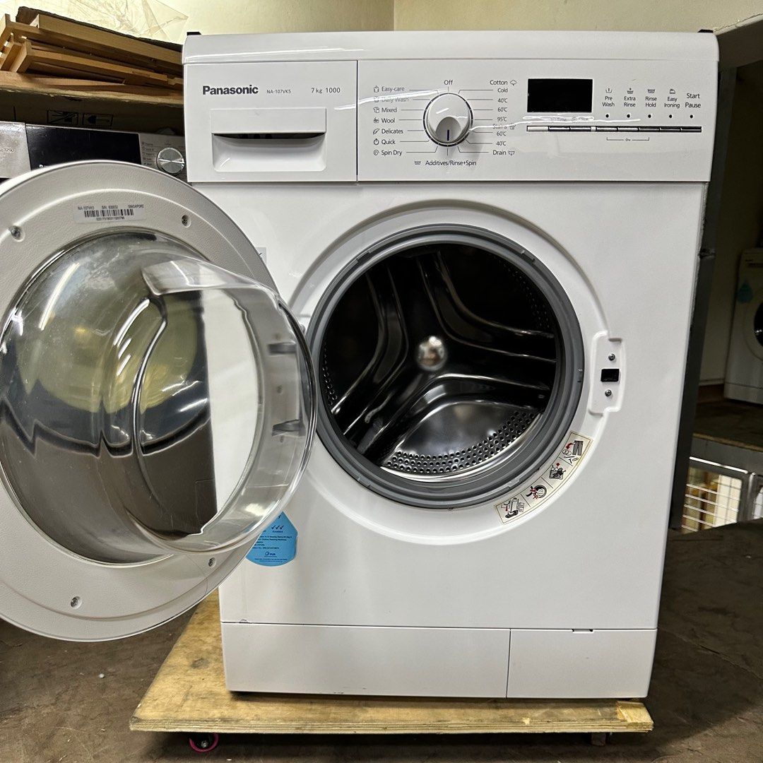 MUST BUY! PANASONIC 7KG Front-Loader Washing Machine NA-107VK5 (92436), TV & Home Appliances ...