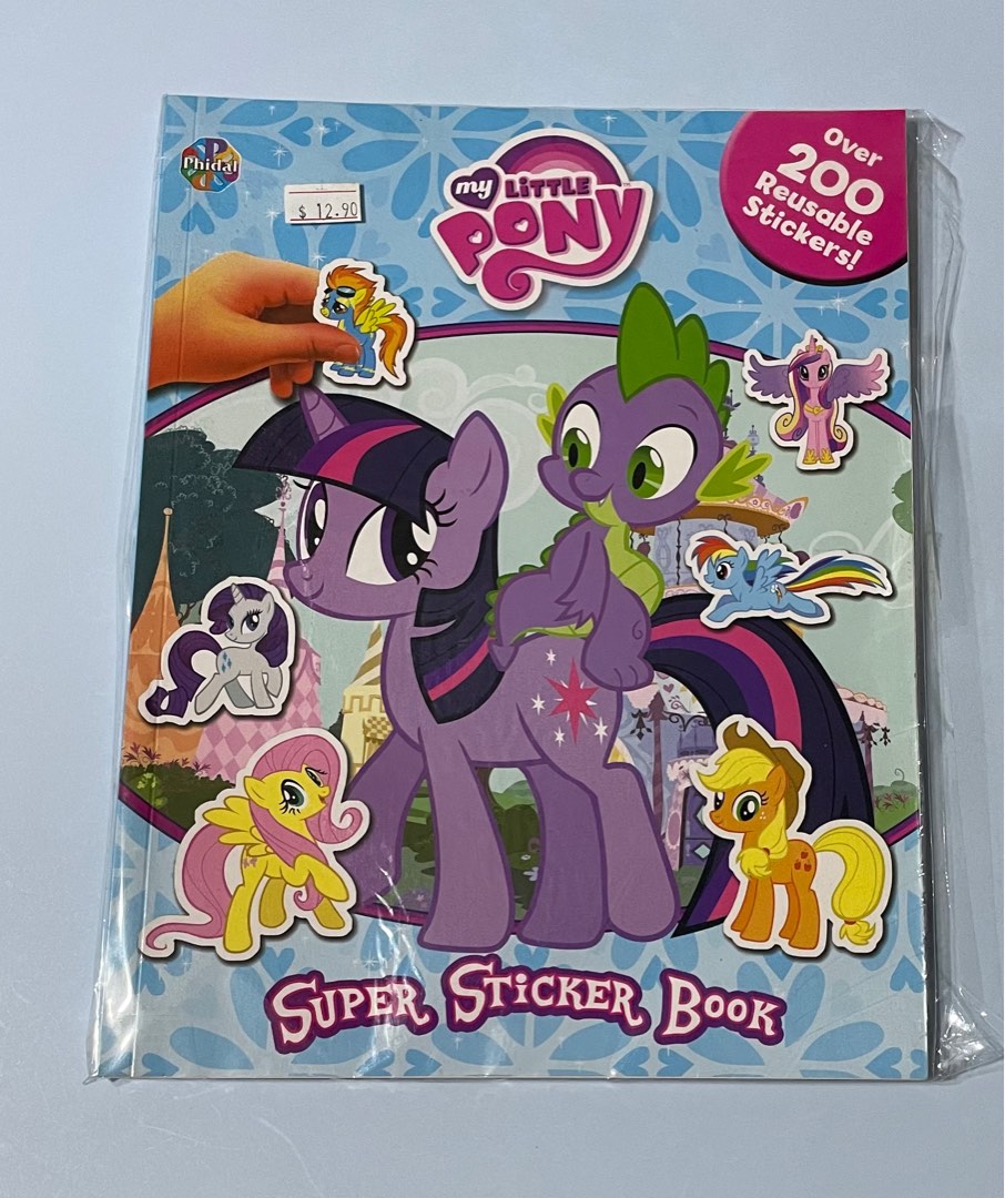 My Little Pony Super Sticker Book, Hobbies & Toys, Books & Magazines ...