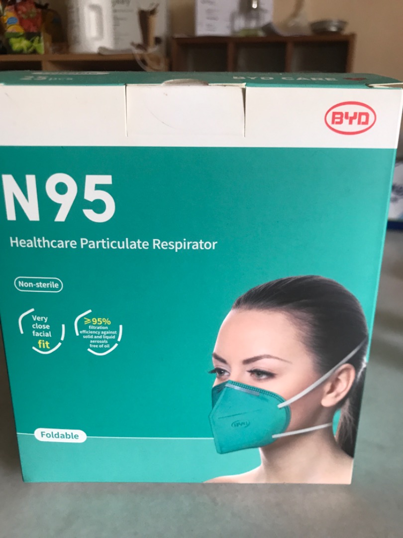 N95 Masks, Health & Nutrition, Face Masks & Face Shields on Carousell
