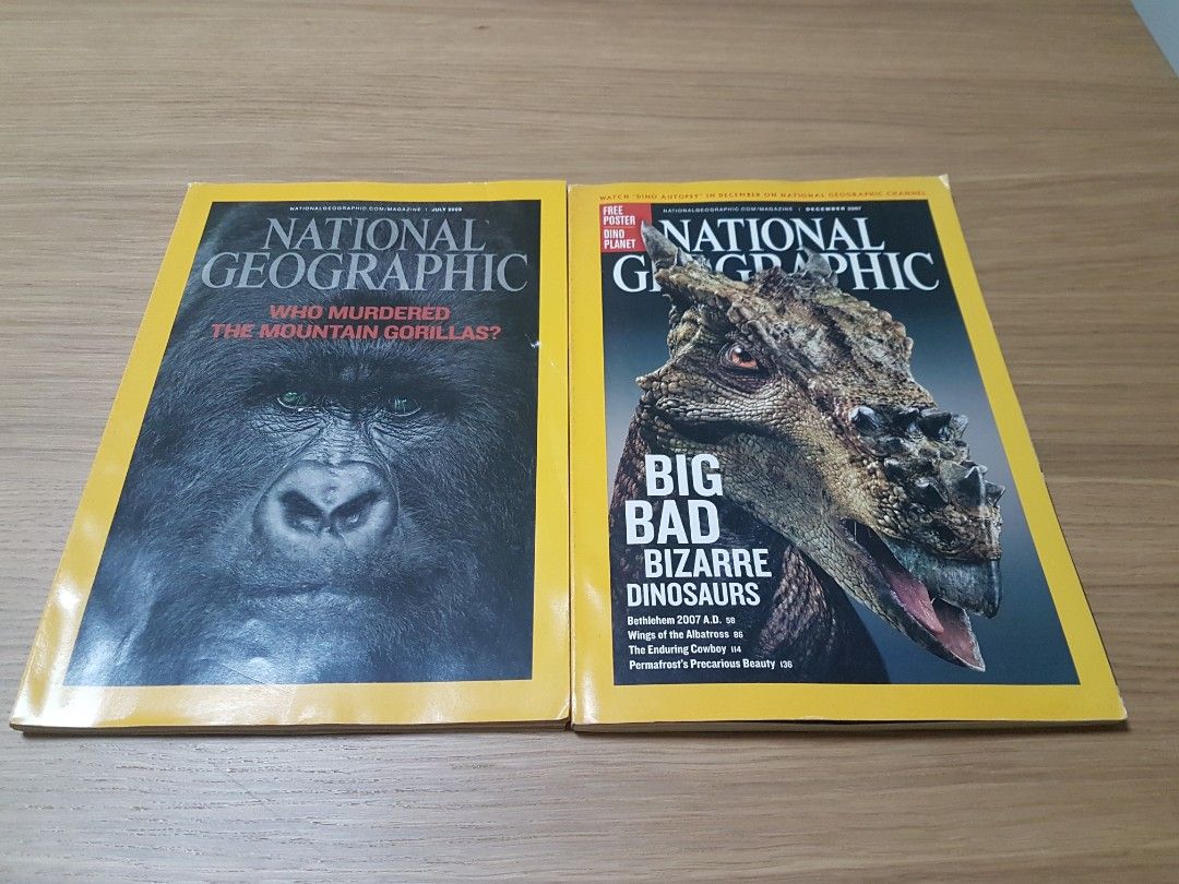 National Geographic Past Issues ($8 each), Hobbies & Toys, Books & Magazines, Magazines on Carousell