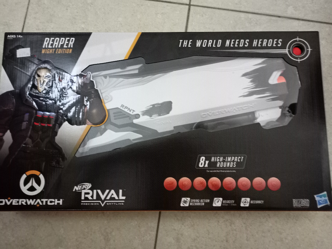 Nerf Rival Overwatch Reaper (Wight Edition), Hobbies & Toys, Toys ...