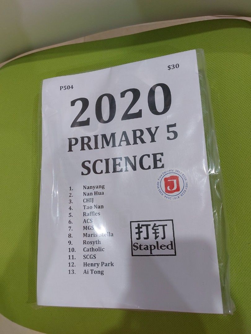NEW Primary 5 Science 2020 Exam Papers, Hobbies & Toys, Books ...