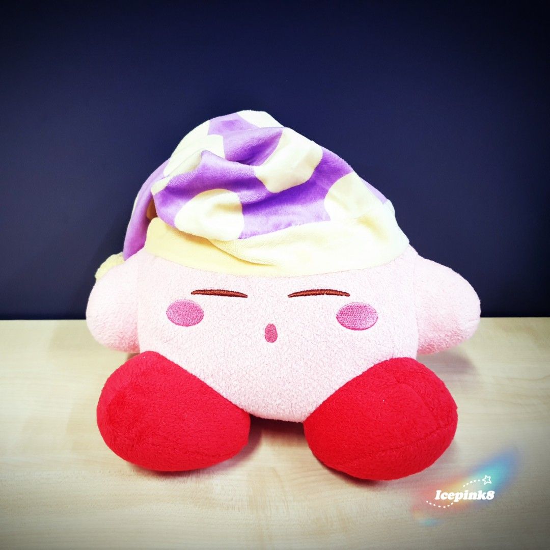 Nintendo - Sleeping Kirby Medium Plush (Original), Hobbies & Toys, Toys ...