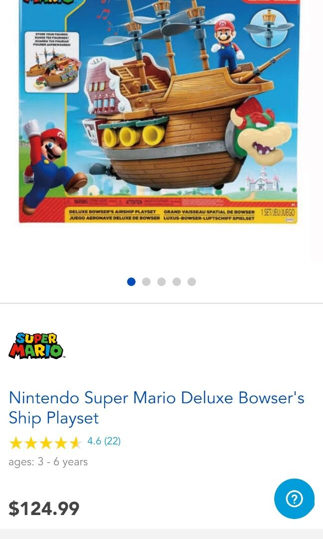 Nintendo Bowser ship and Bio's mansion playset, Hobbies & Toys, Toys ...