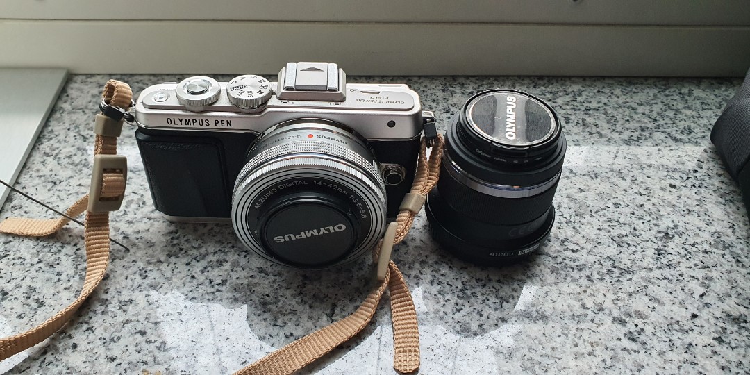 Olympus EPL7 lite with 14-42 kit lens, Photography, Cameras on Carousell